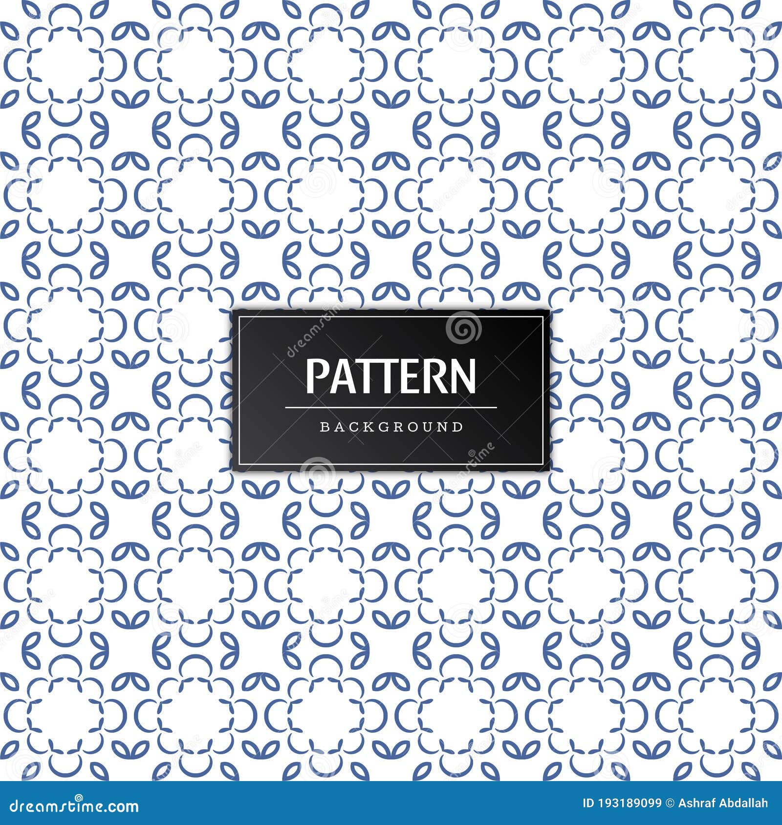 Elegant Artistic Pattern Background Stock Vector - Illustration of ...
