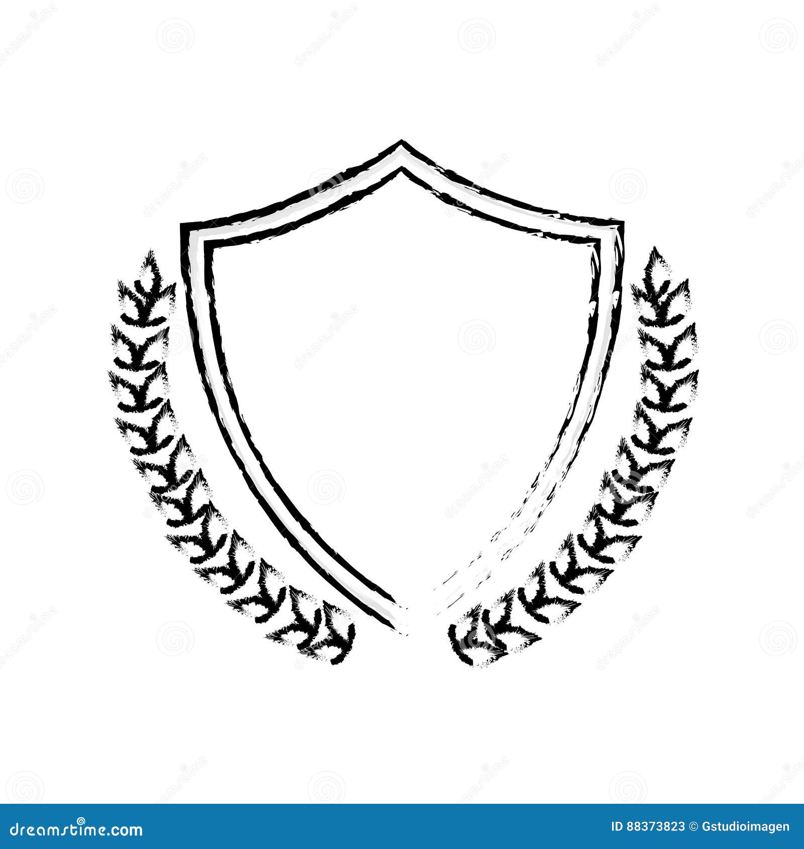 Elegant bakery shop frame stock vector. Illustration of product - 88373823