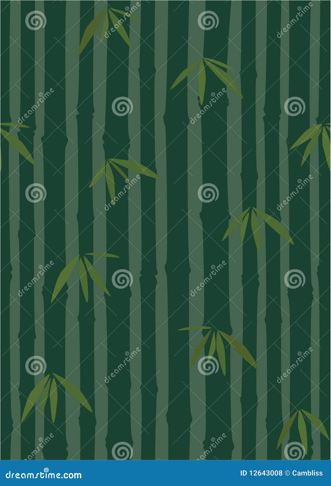 Elegant Bamboo stock vector. Illustration of continuity - 12643008