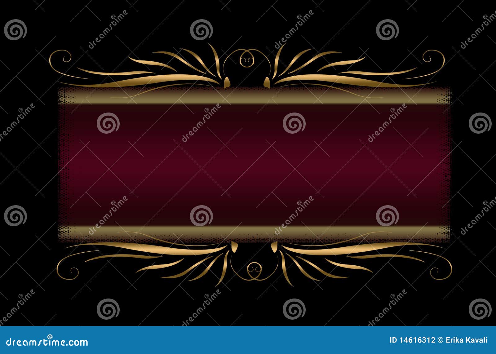 Elegant banner stock illustration. Illustration of template - 14616312