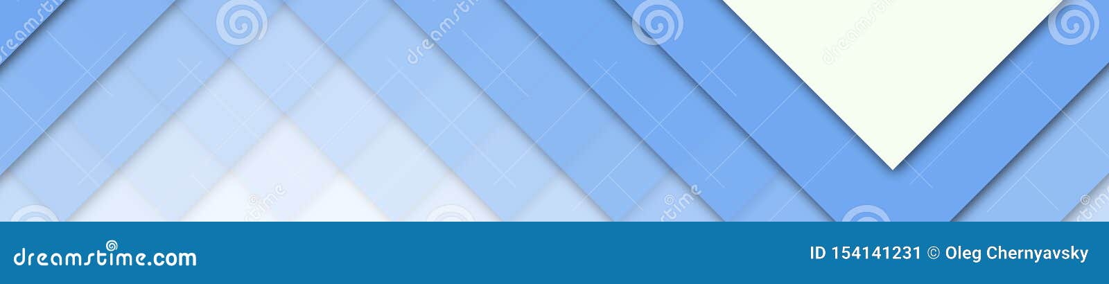 Elegant Banner Blue and White Colors for Website Stock Illustration ...