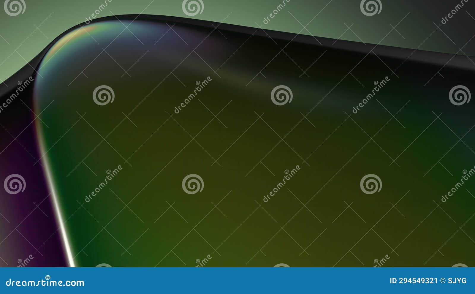 Elegant Bevel Curve Rainbow Reflection on Metal Plate Abstract ...