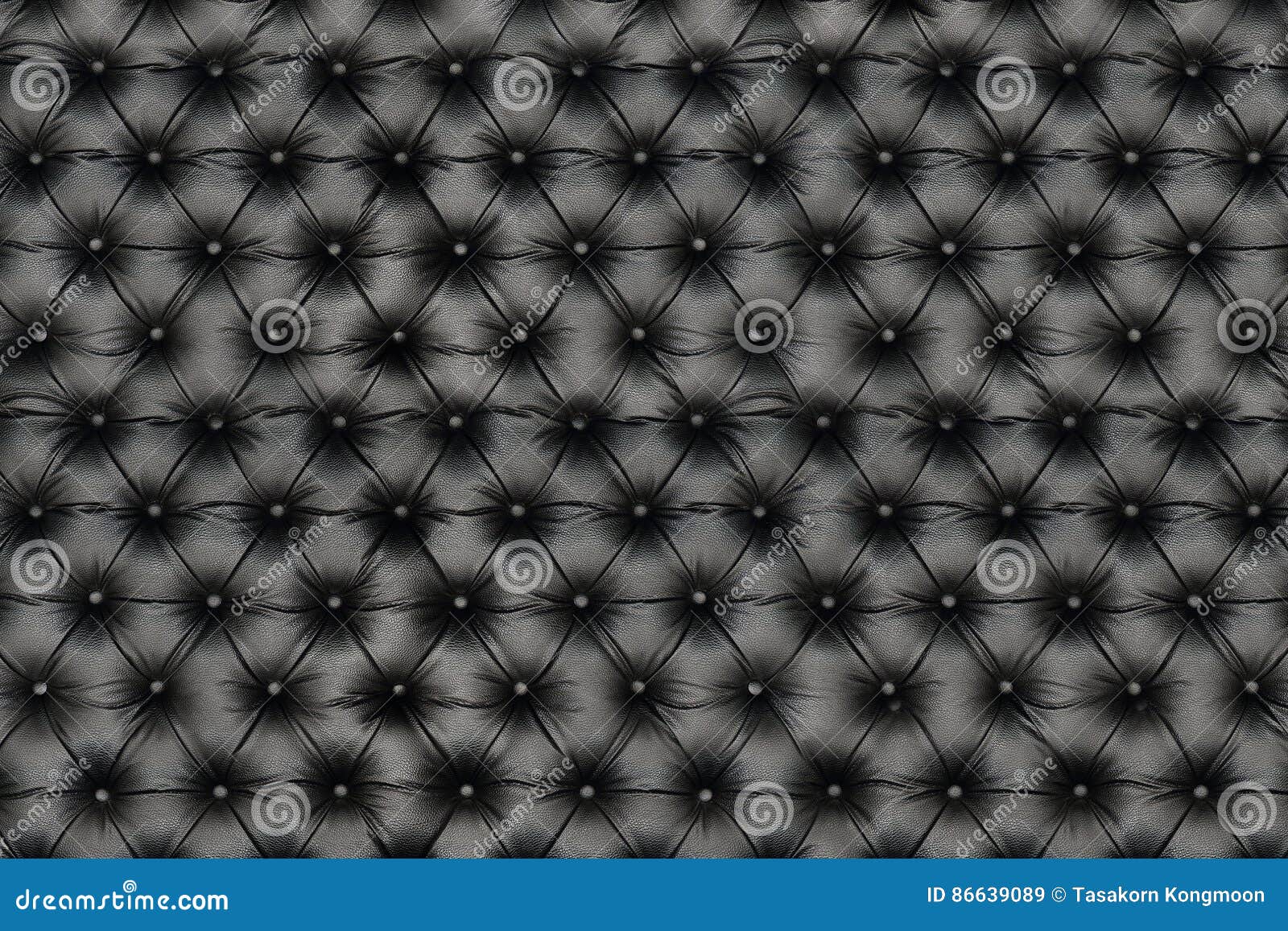 Elegant Black Leather Texture with Buttons for Pattern and Backg Stock ...