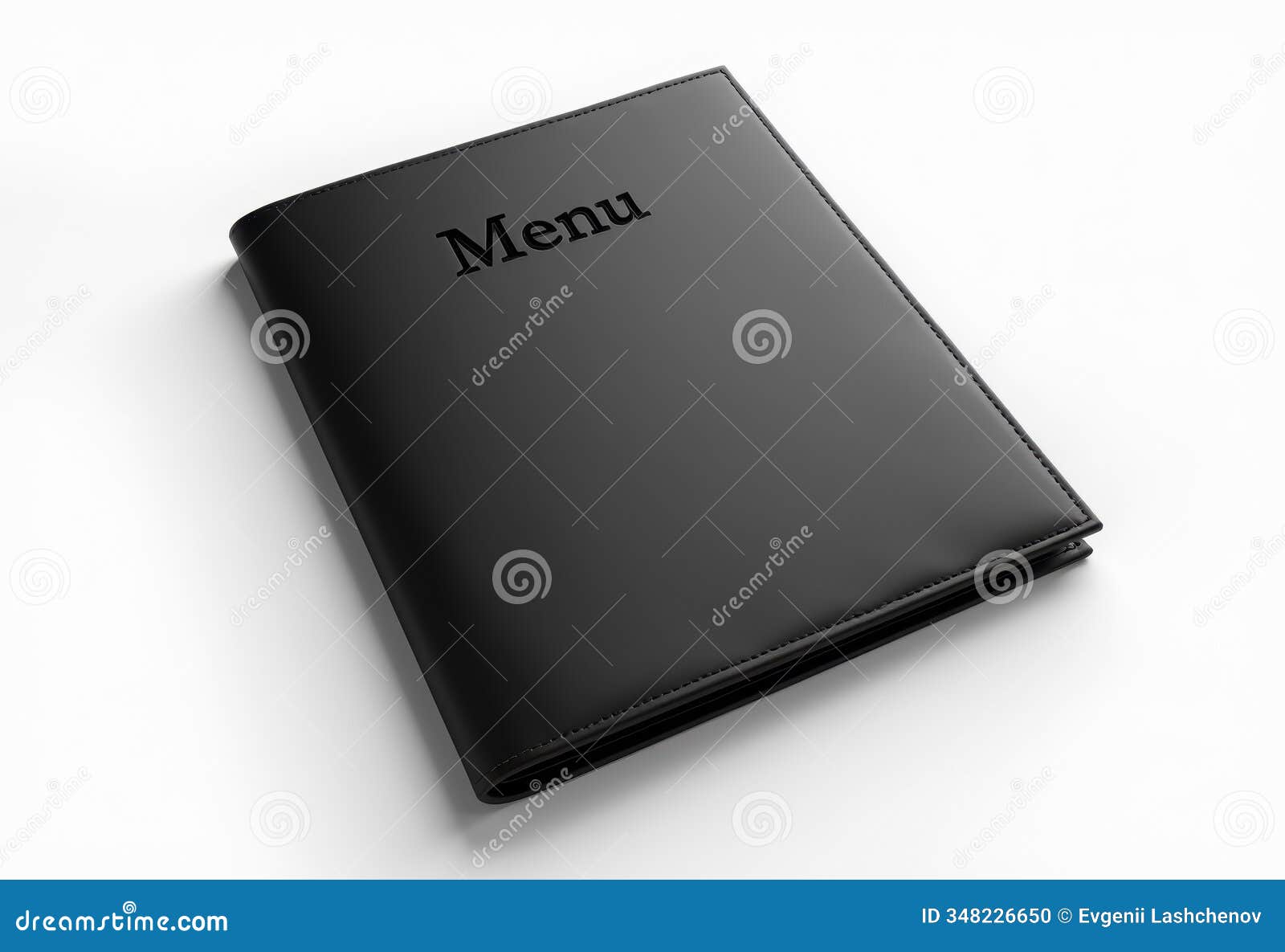 Elegant Black Menu Design for Restaurants and Cafes Stock Photo - Image ...
