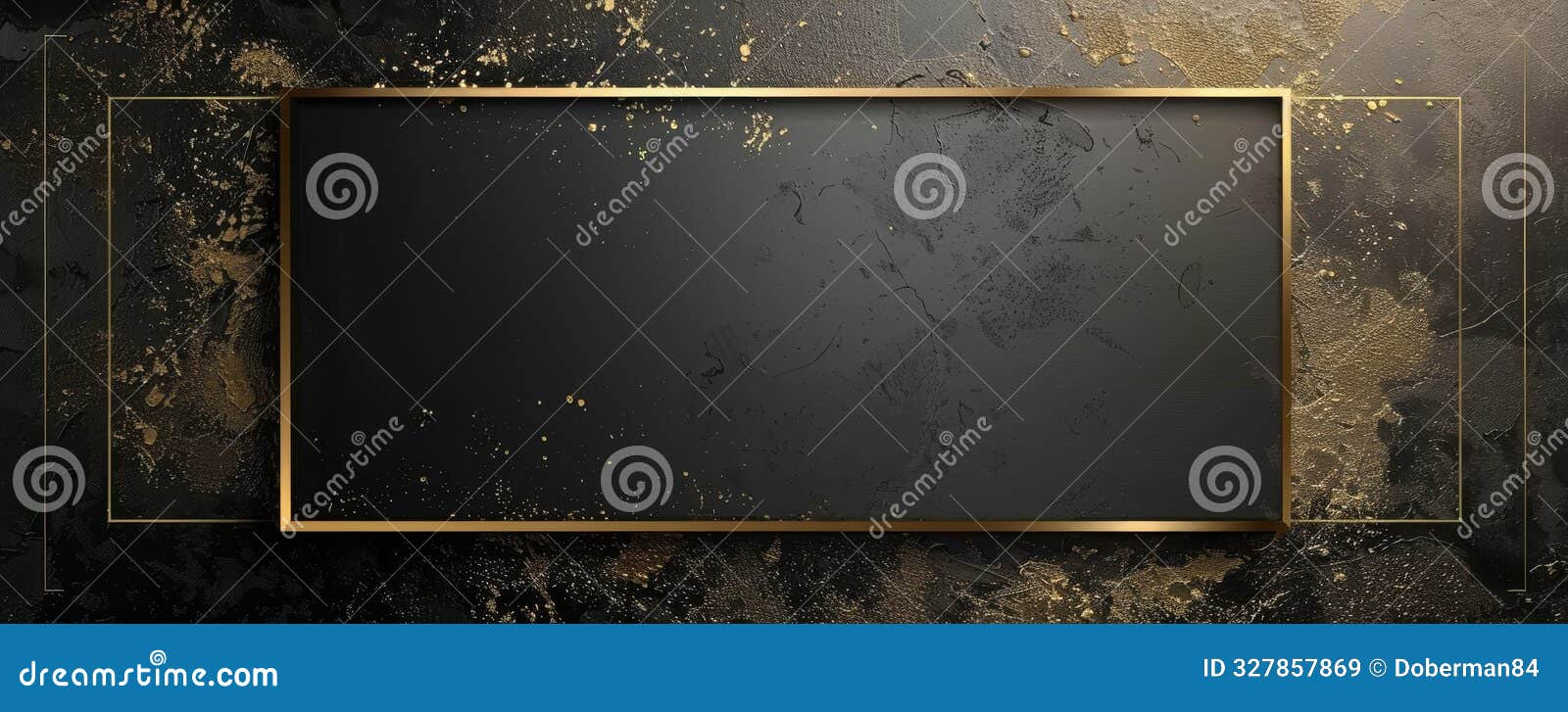 Rectangular Card With Abstract Hexagonal Shape Stock Image ...