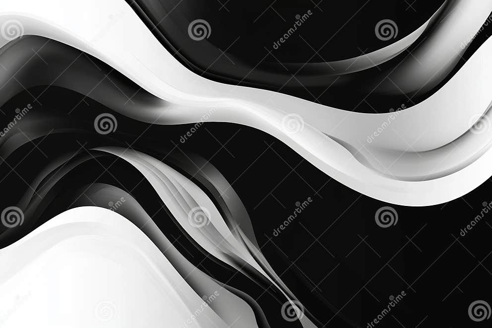 Elegant Black and White Abstract Gradient Pattern for Modern Design ...