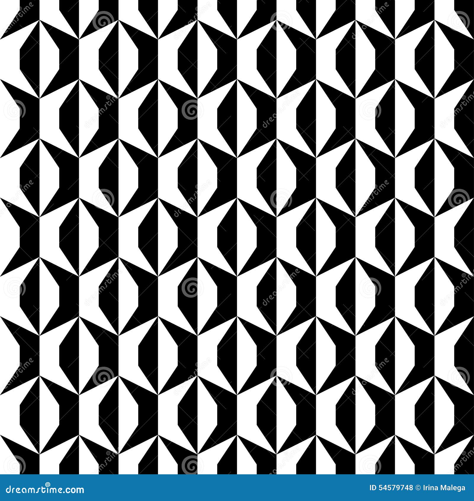 An Elegant Black and White, Vector Pattern Stock Vector - Illustration ...