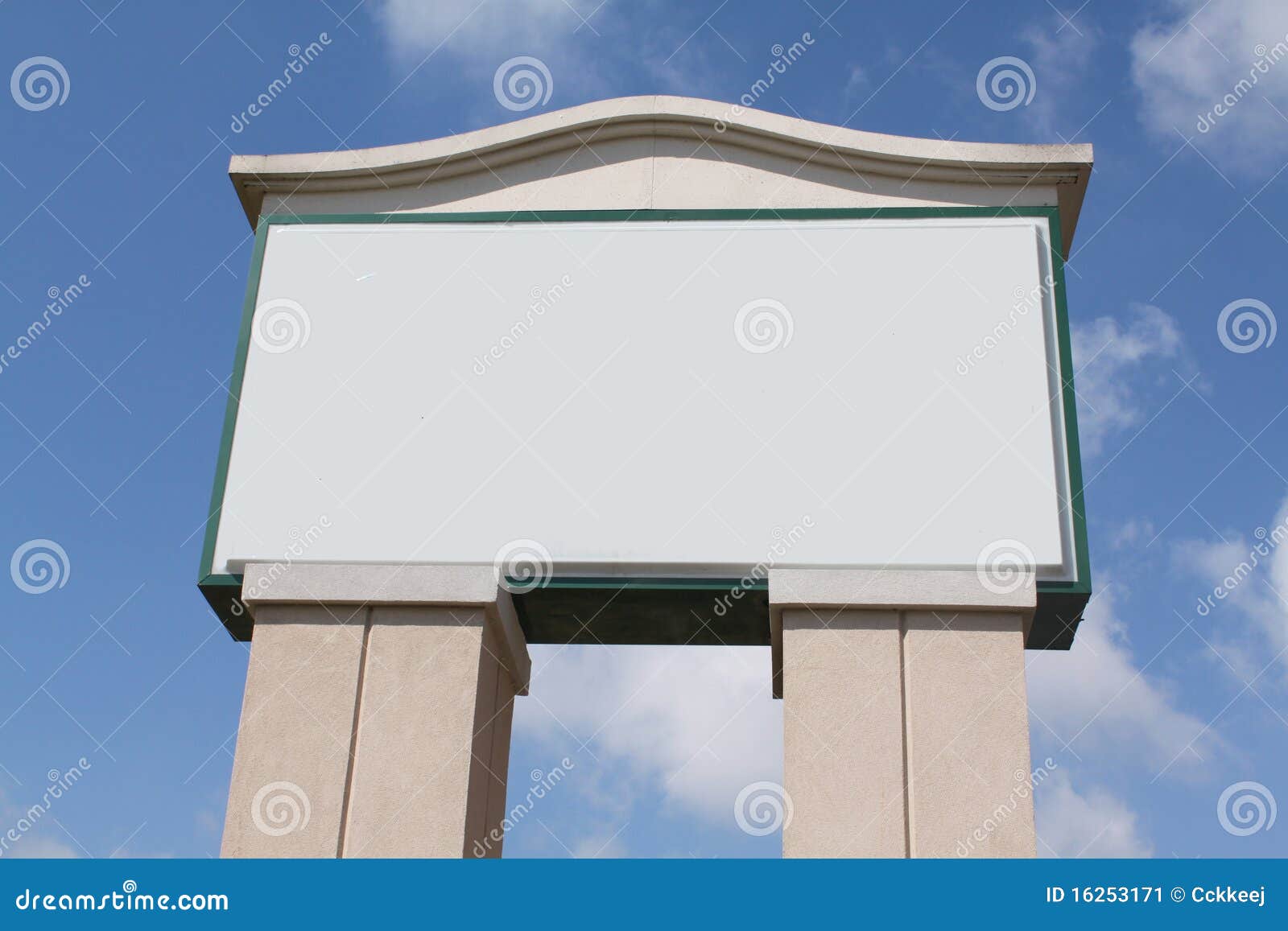 Elegant Blank Sign stock image. Image of blank, white - 16253171