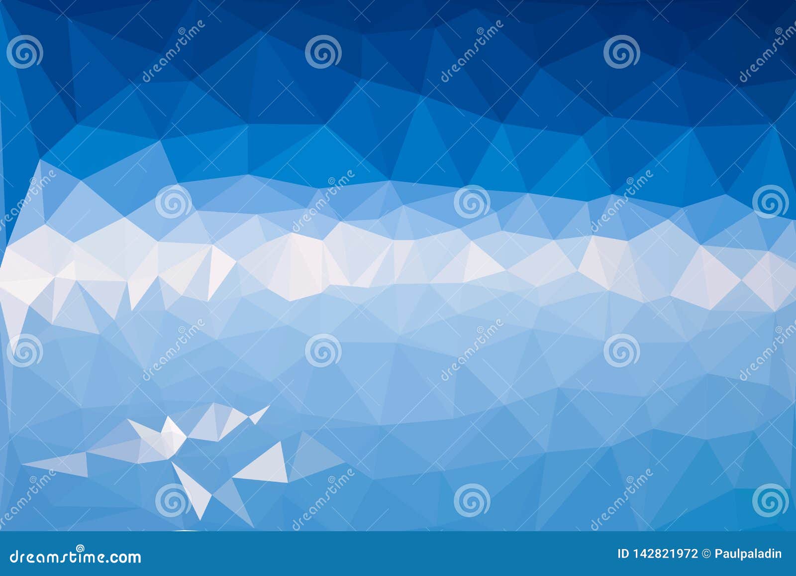 Elegant Blue Abstract Polygon Vector Background Stock Vector ...