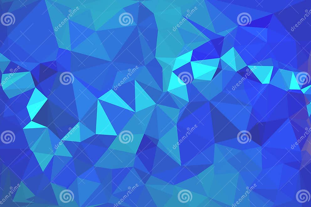 Elegant Blue Abstract Polygon Vector Background Stock Vector ...