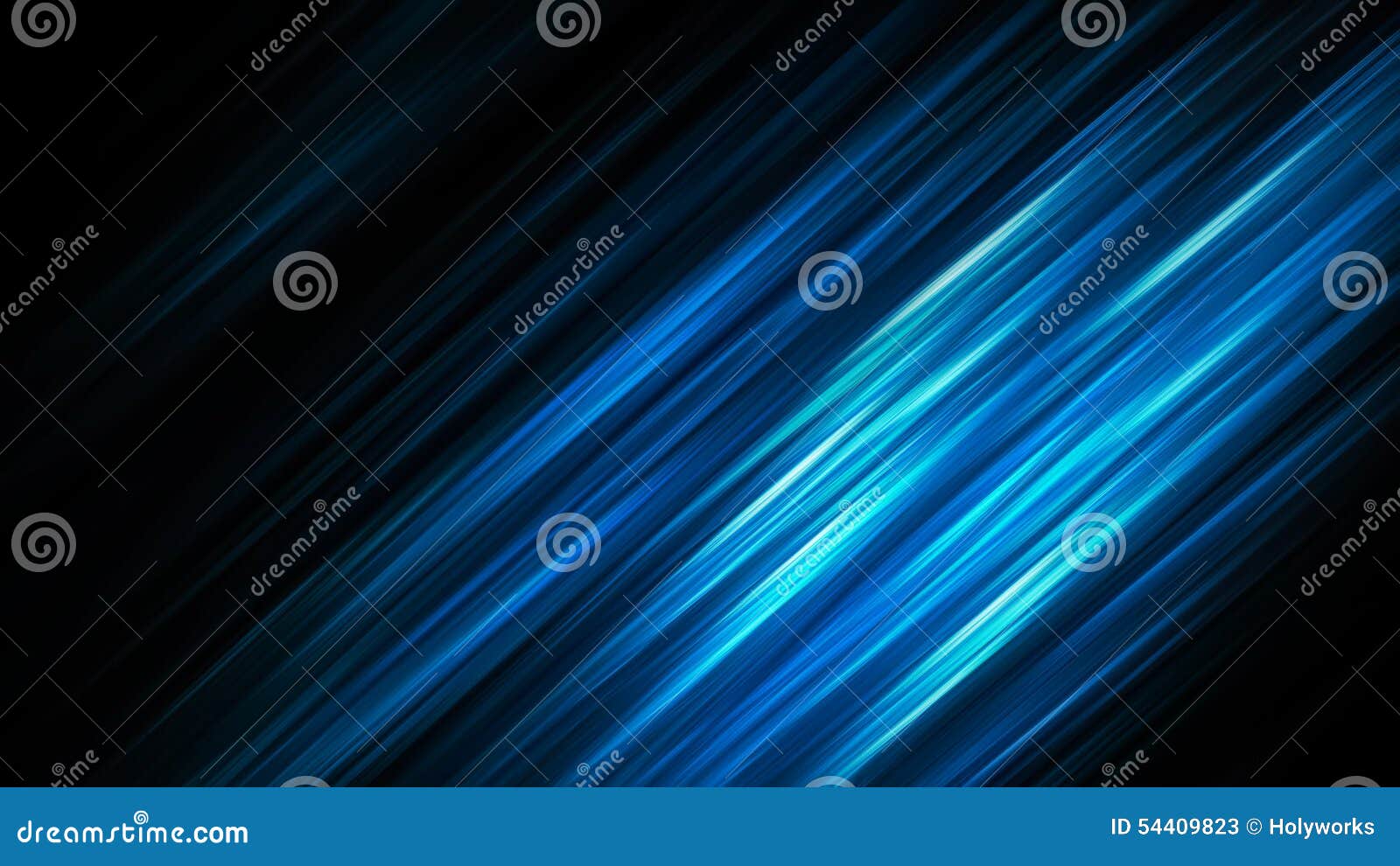 Elegant Blue Abstract Shiny Stripes Stock Illustration - Illustration ...