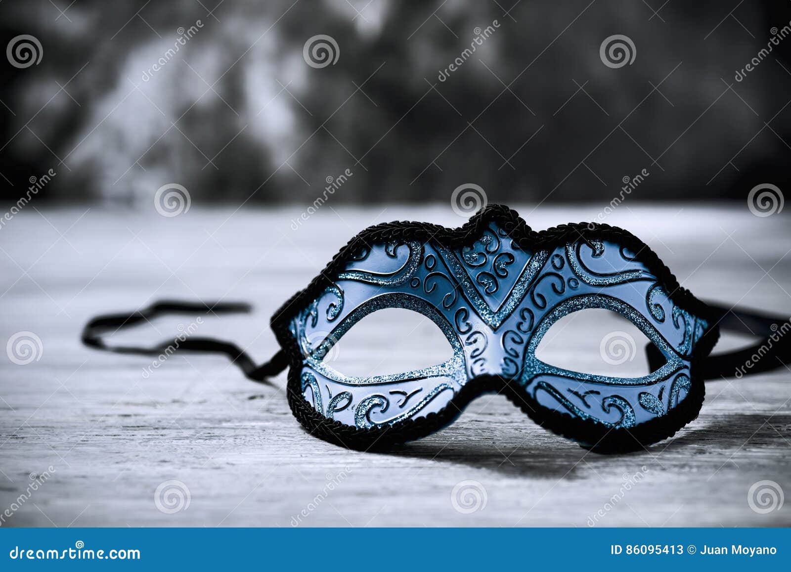 Elegant blue carnival mask stock image. Image of identity - 86095413