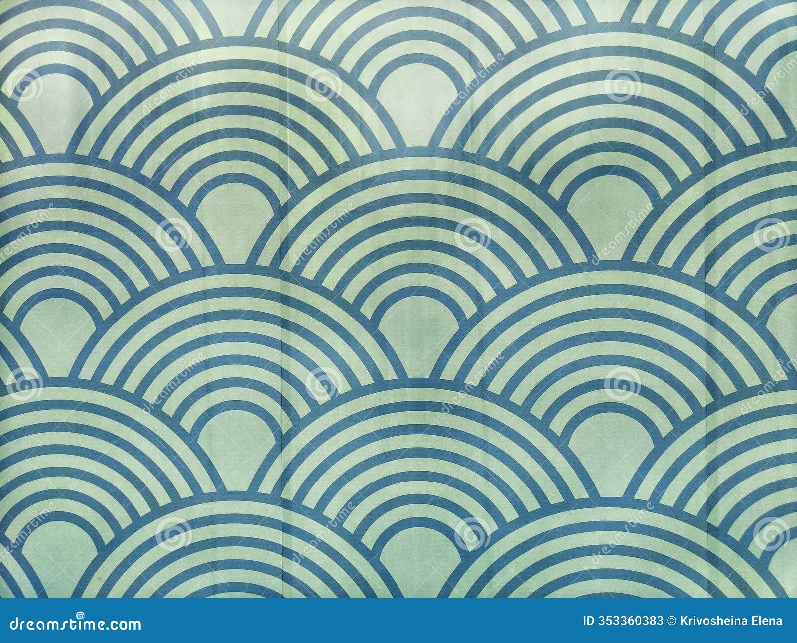 Elegant Blue and Green Wave Pattern Creating a Serene Background for ...