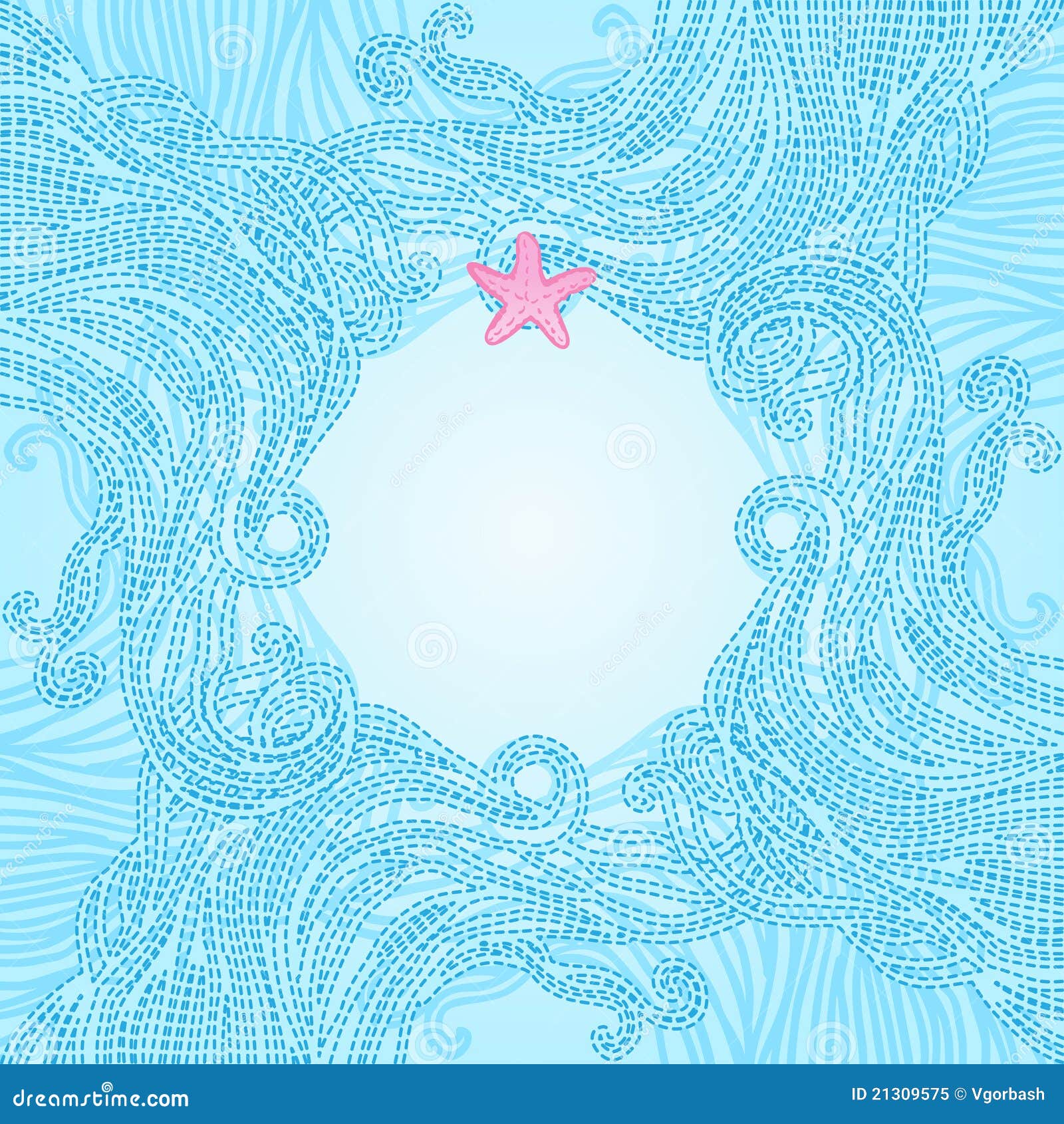 Elegant Blue Patterned Frame Stock Vector - Illustration of spaghetti ...