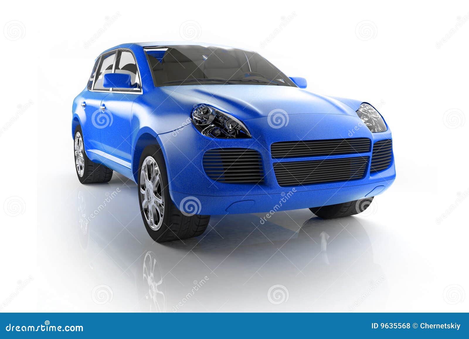 Elegant blue SUV editorial stock photo. Illustration of luxury - 9635568