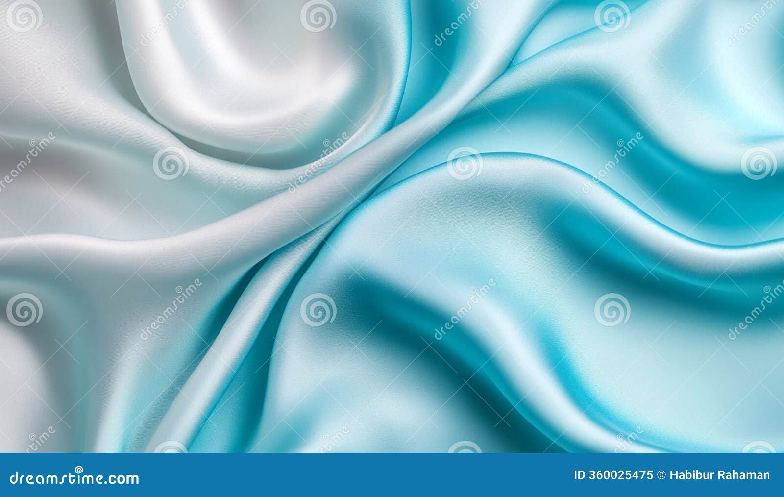 Elegant Blue and White Silk Fabric Drape Texture Background Soft Wave ...