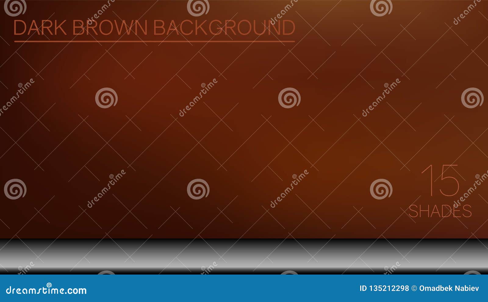Elegant Brown Background Consisting of 15 Shades Stock Vector ...