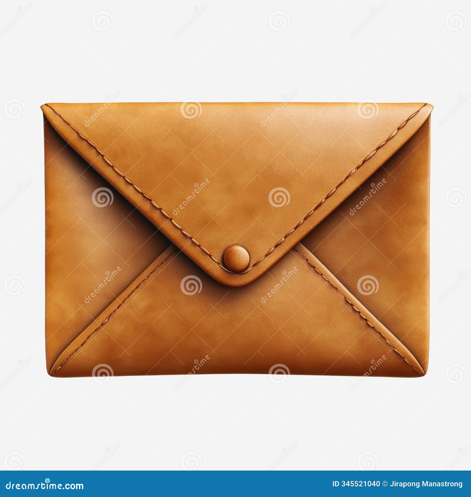 Elegant Brown Leather Envelope for Letters and Documents, Perfect for ...