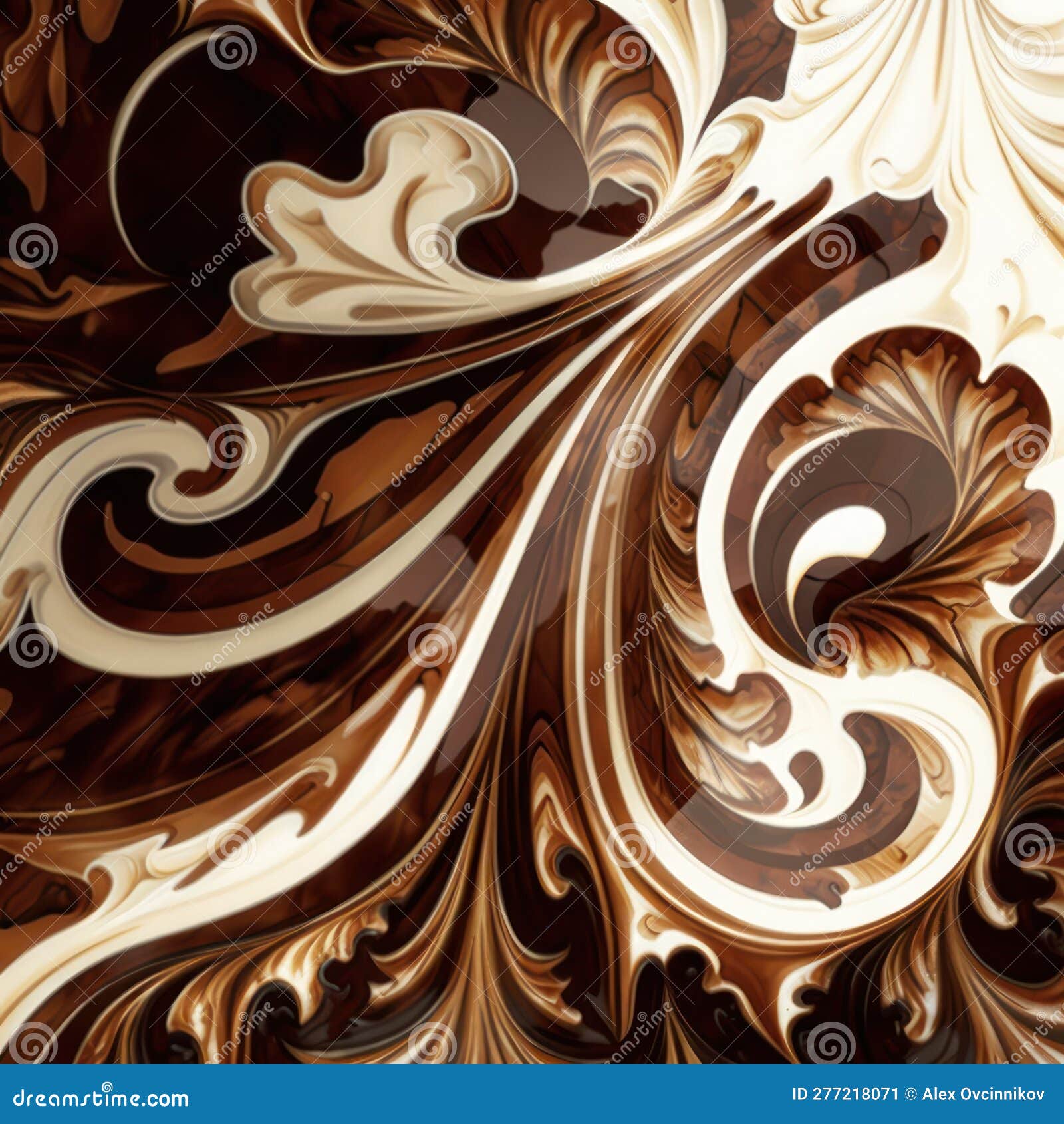 Elegant Brown Marble Pattern for Interior Design. Stock Illustration ...