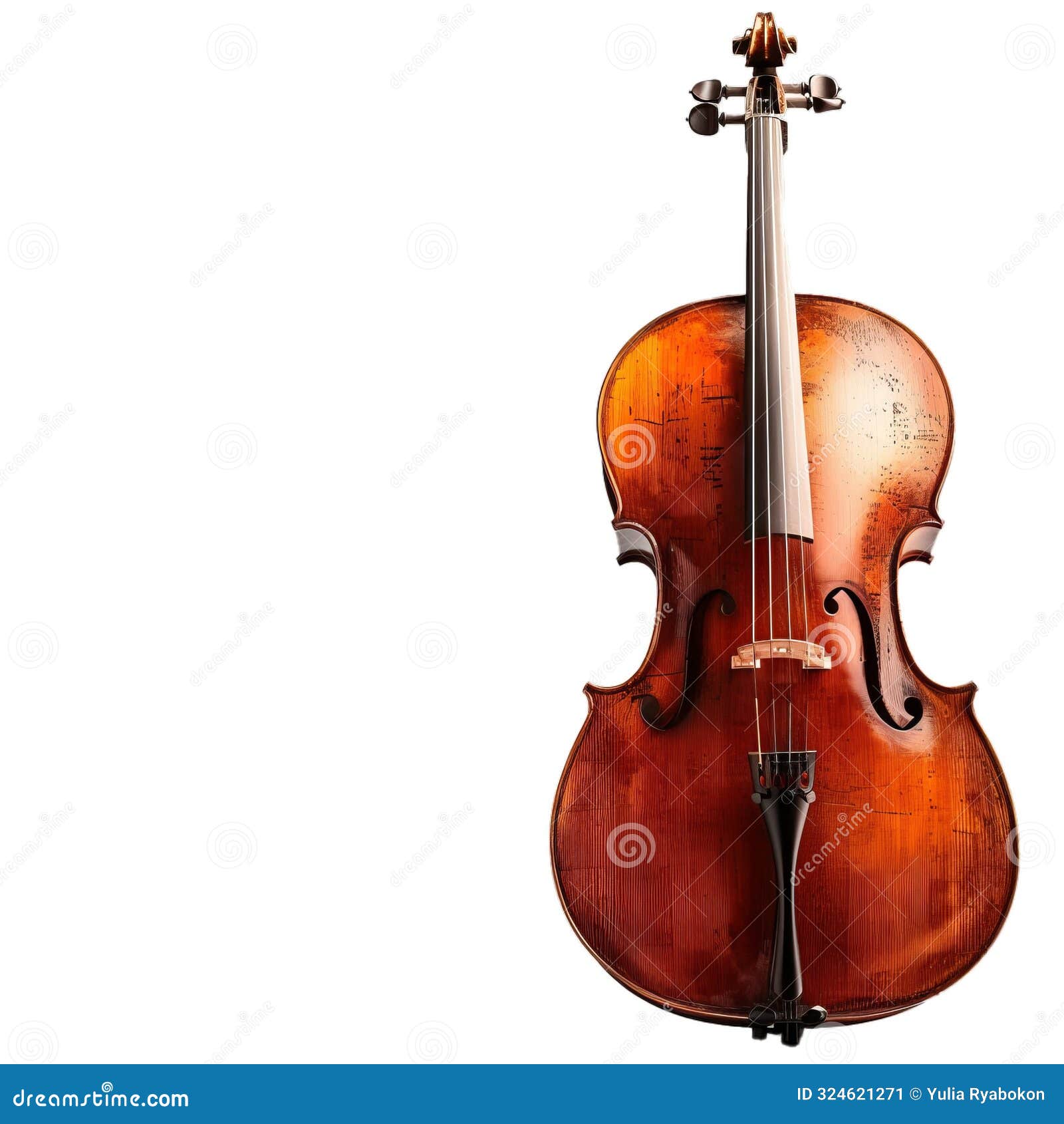 Classical Violin on Transparent Background Stock Image - Image of ...