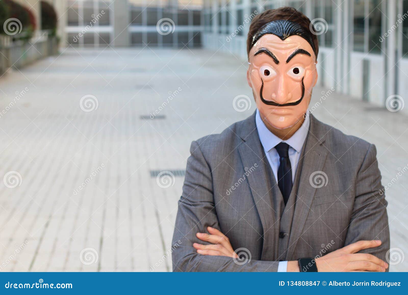 Businessman Mask Shows Question Mark Stock Image | CartoonDealer.com ...