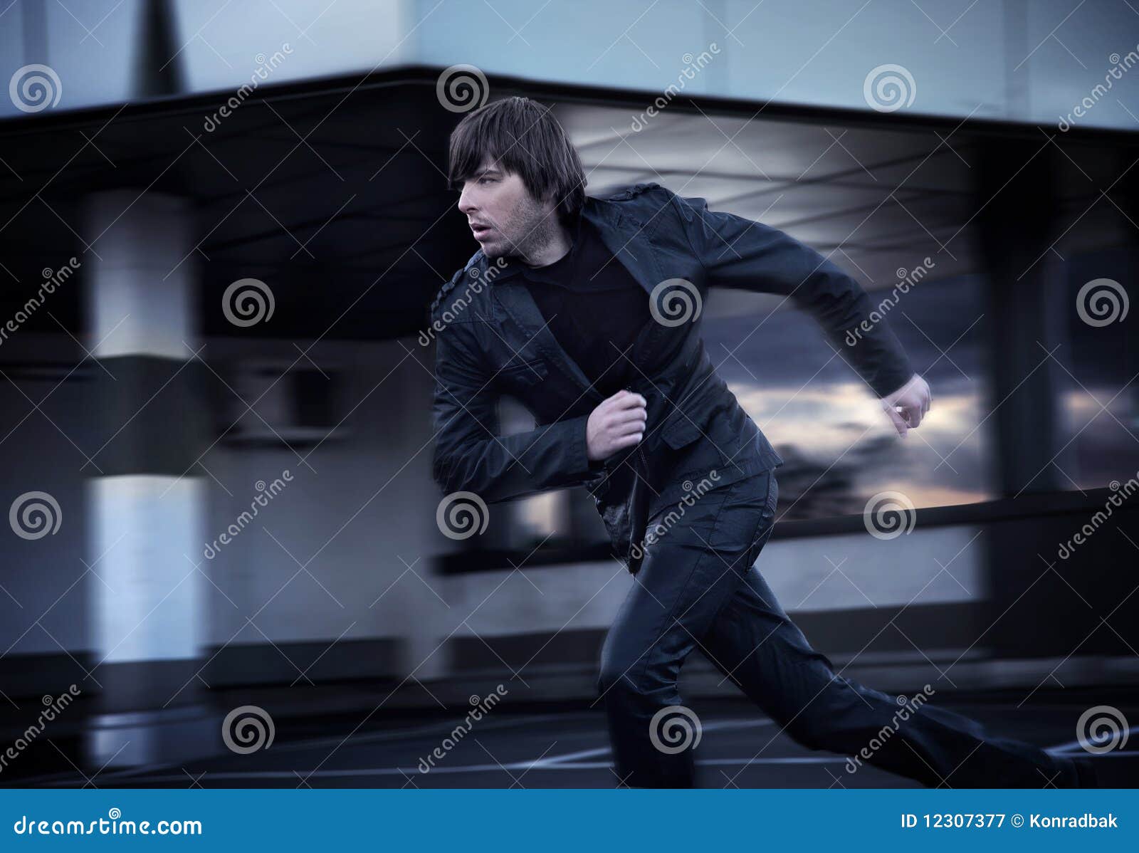 Elegant Businessman Running Stock Image - Image of hurry, leadership ...