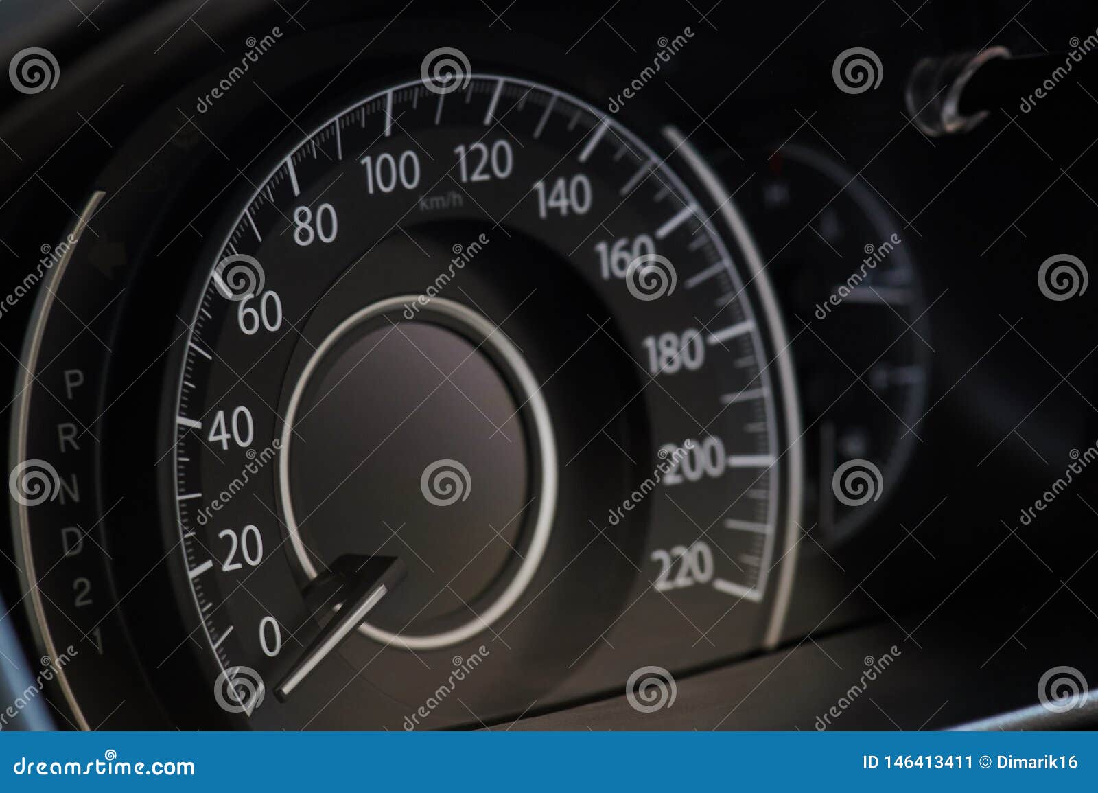 Elegant car speedometer stock image. Image of auto, automobile - 146413411