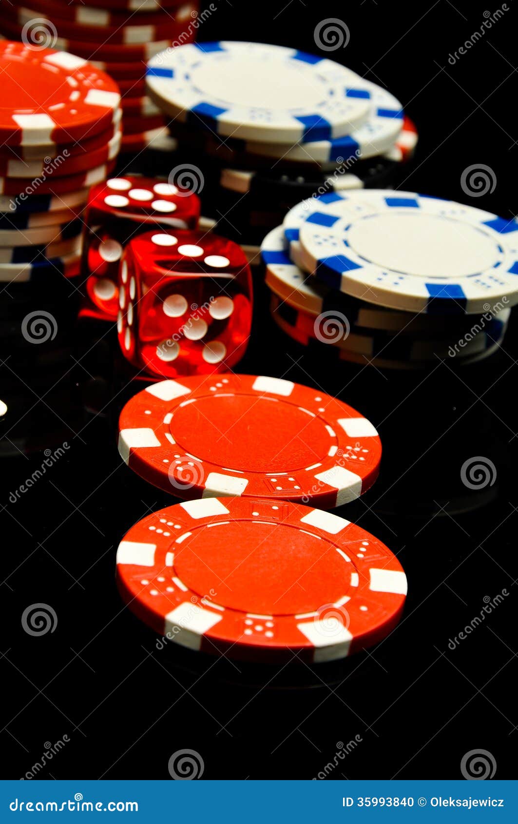 Elegant Casino Theme with Ambient Light Stock Photo - Image of loss ...