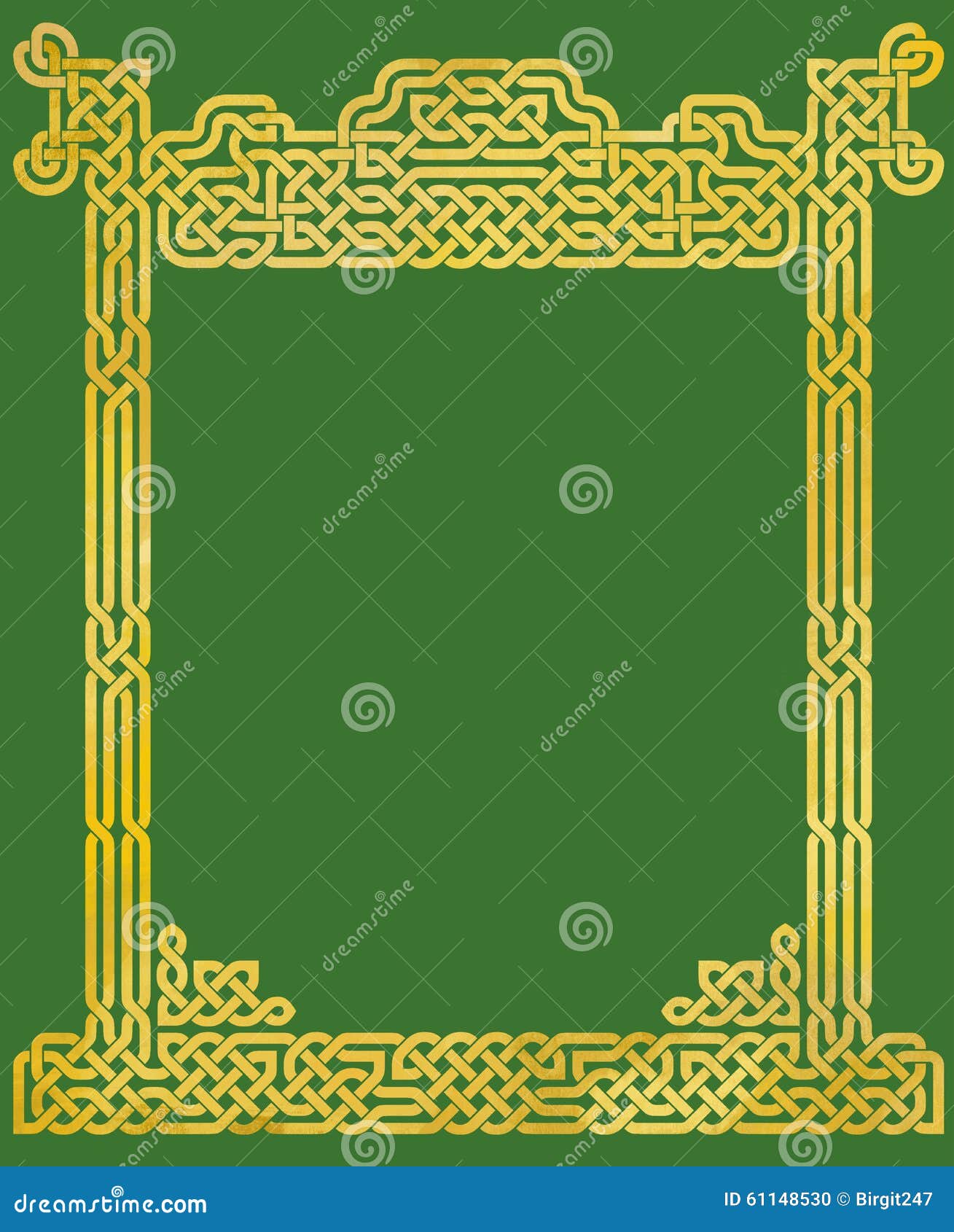 Elegant Celtic Knot Frame stock illustration. Illustration of design ...