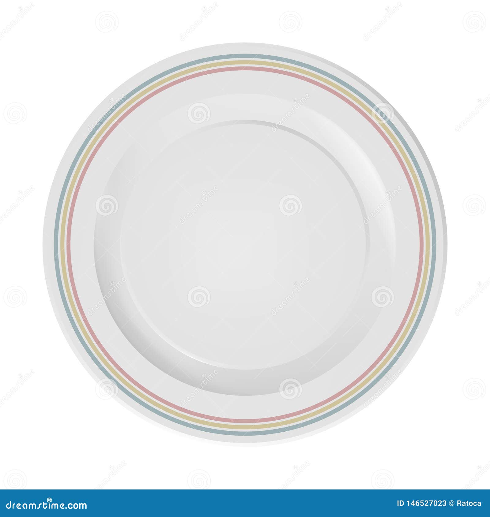 Elegant ceramic dish draw stock vector. Illustration of clean - 146527023