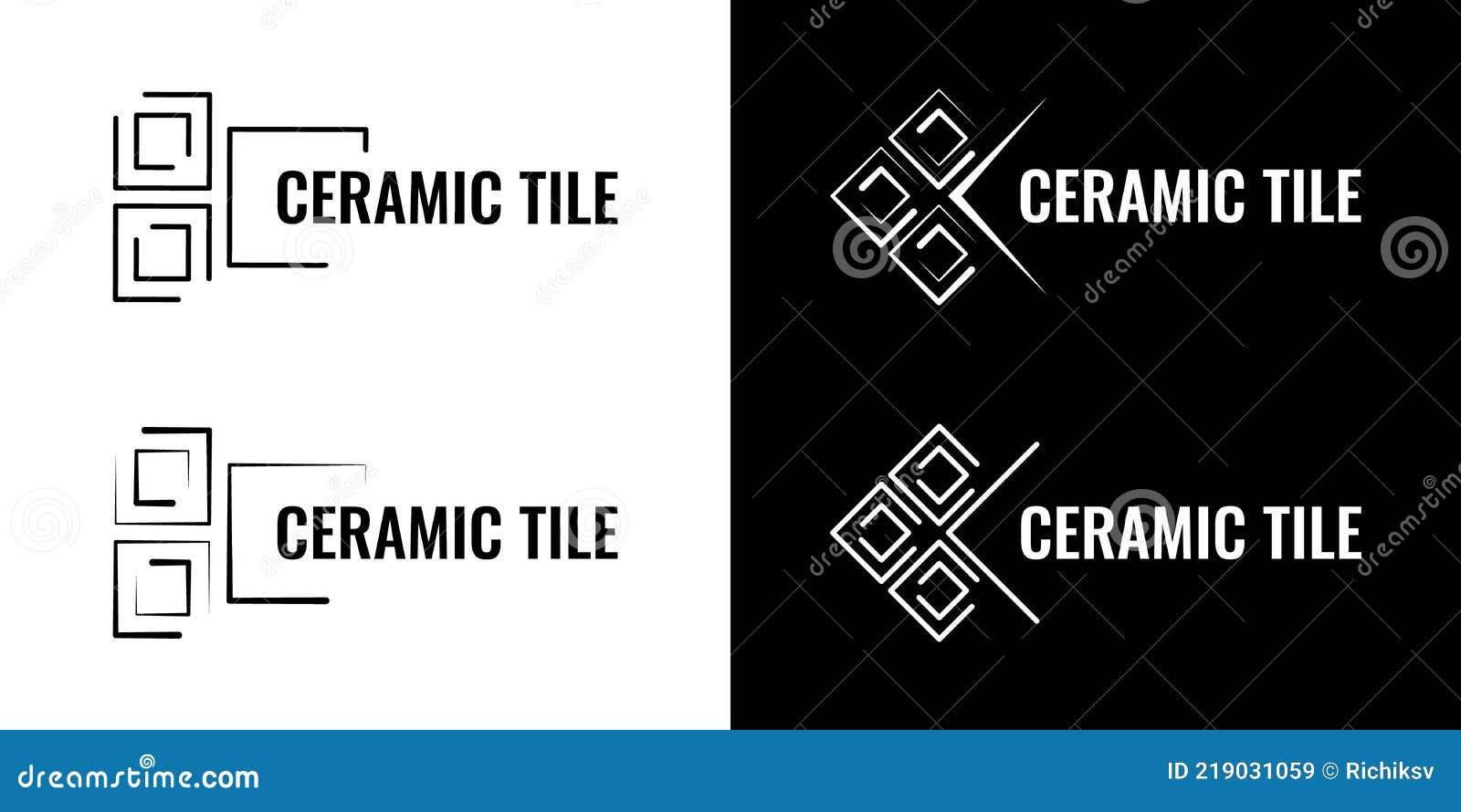 Elegant ceramic tile logo stock vector. Illustration of flooring ...