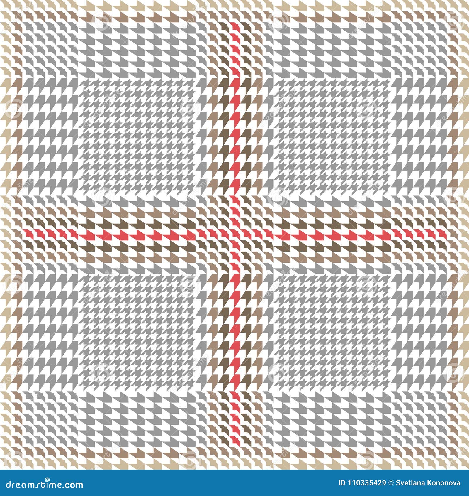 Elegant Checkered Hounds Tooth Print for Suits and Coats. Seamless ...