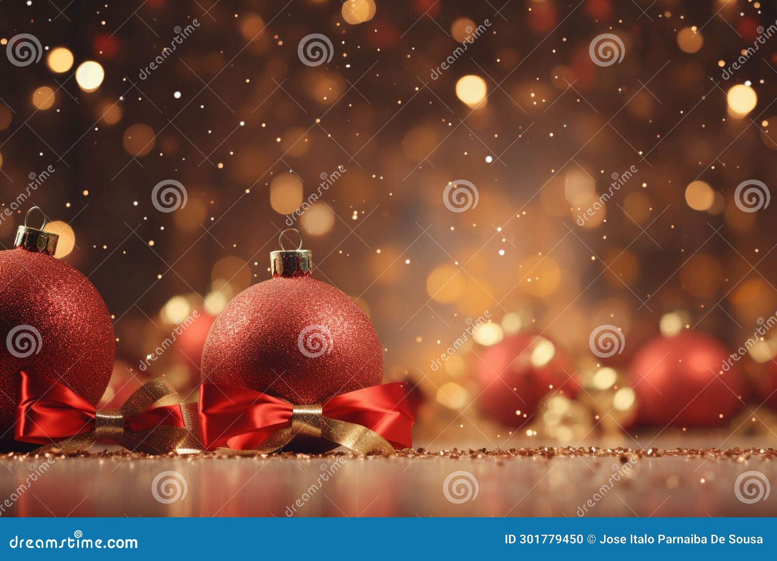 Elegant Christmas Background with Red and Gold Stock Illustration ...