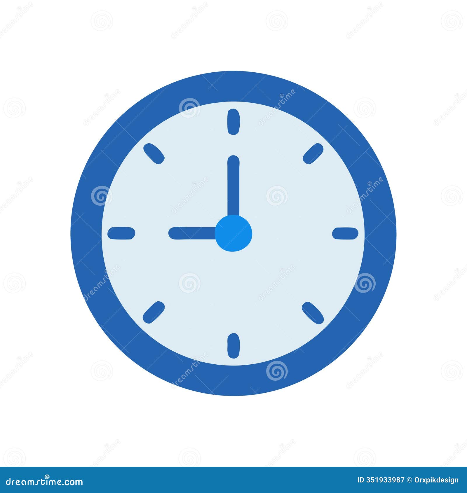 Elegant Clock Design Concept Icon Stock Vector - Illustration of ...
