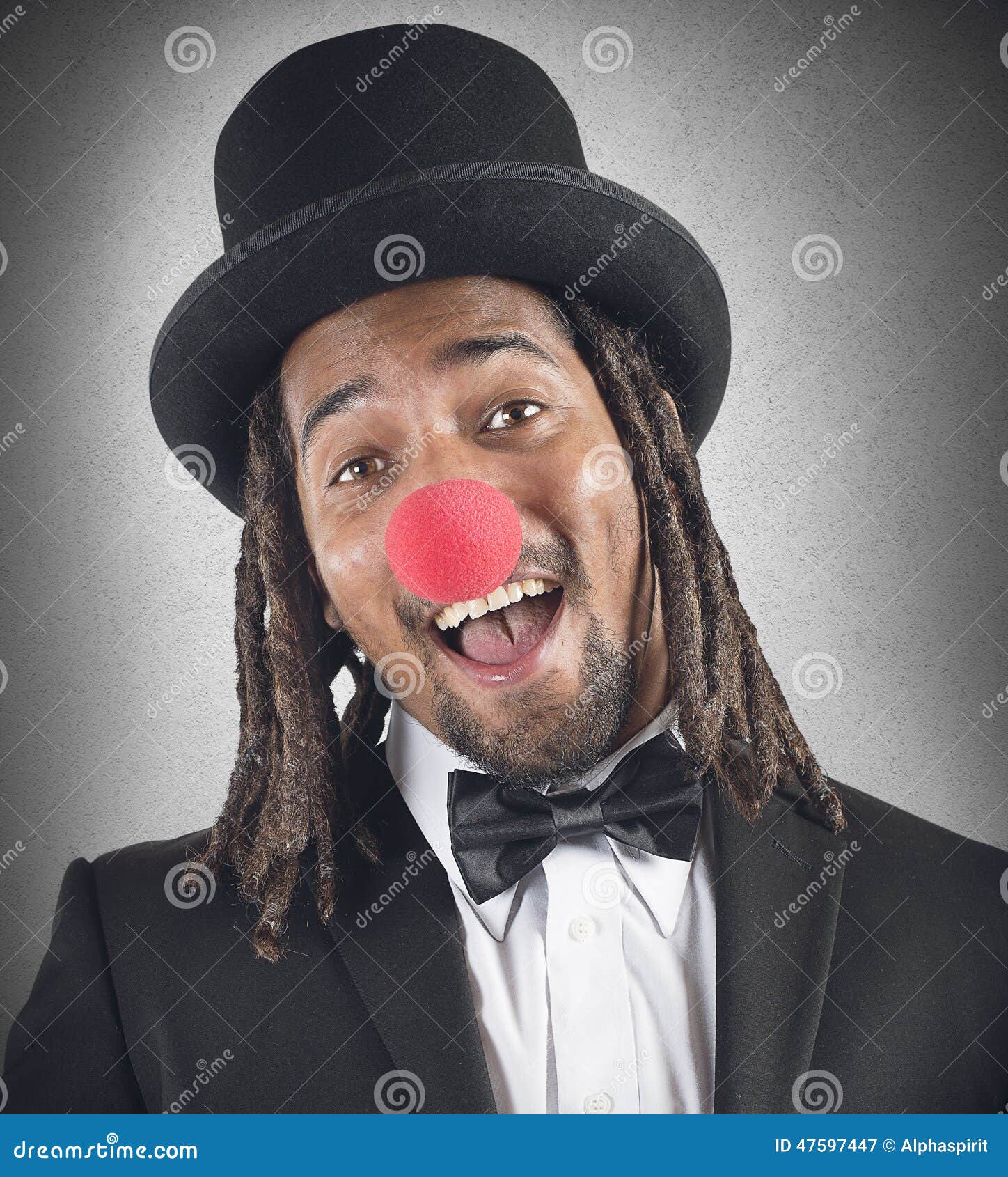 Elegant clown stock image. Image of happy, funny, businessman - 47597447