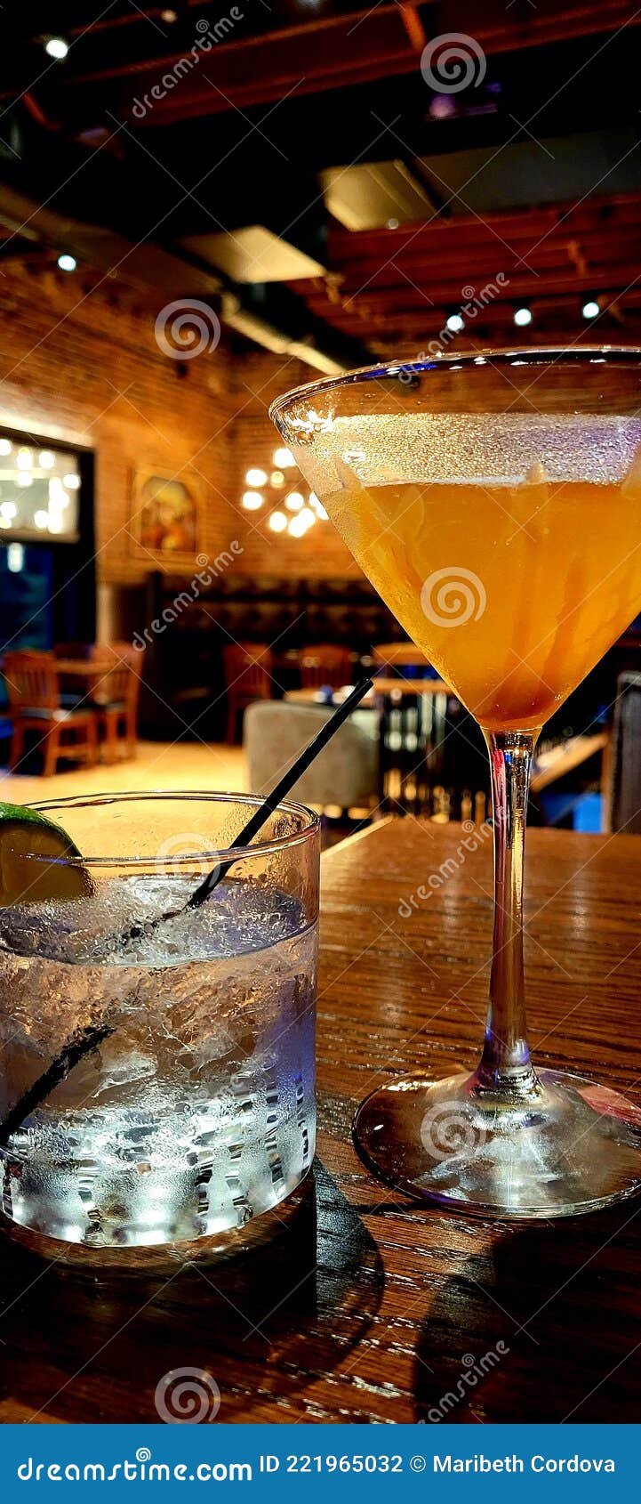 Elegant Cocktails on a Table Stock Photo - Image of tonic, house: 221965032