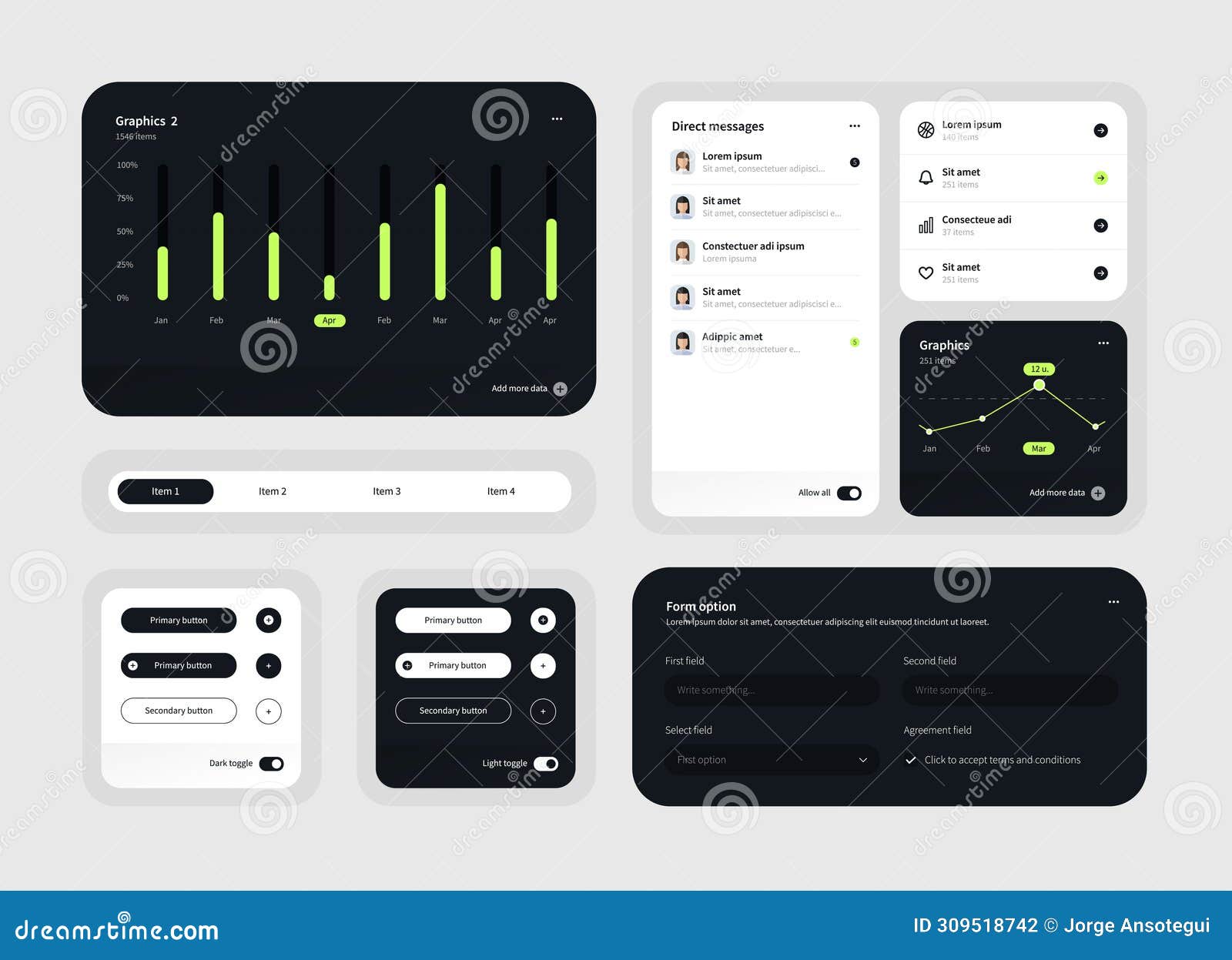Elegant Collection of Ui Ux Elements for Web Design, App Design. Ux ...
