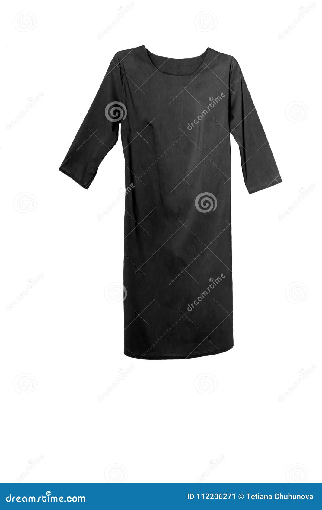 Elegant Color Base Dress on White Background Stock Image - Image of ...