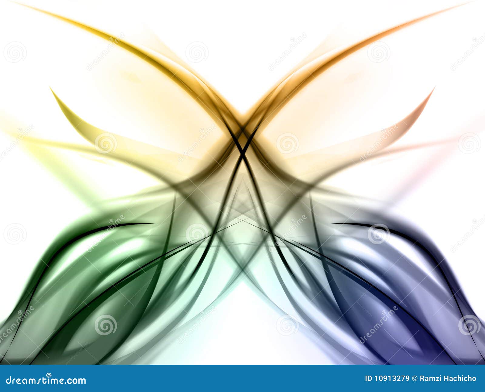 Elegant Colorful Rainbow Design Stock Illustration - Illustration of ...