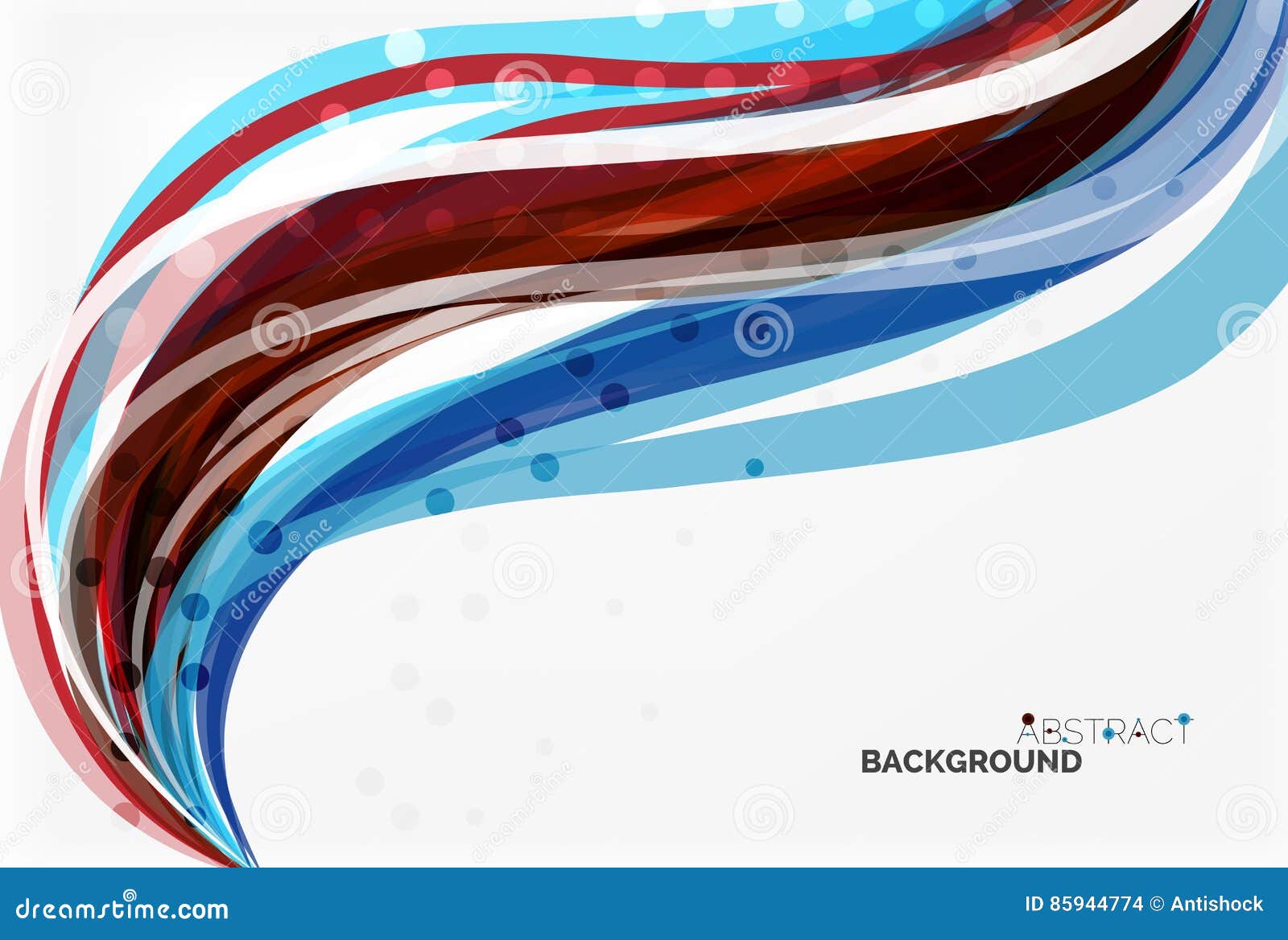 Elegant Colorful Wave, Stripes Stock Vector - Illustration of flowing ...