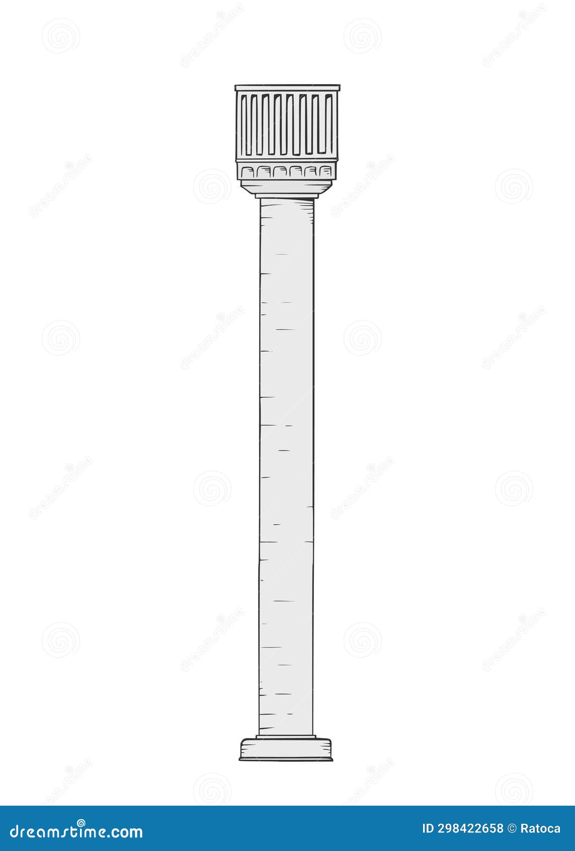 Elegant Column Illustration Stock Vector - Illustration of column ...