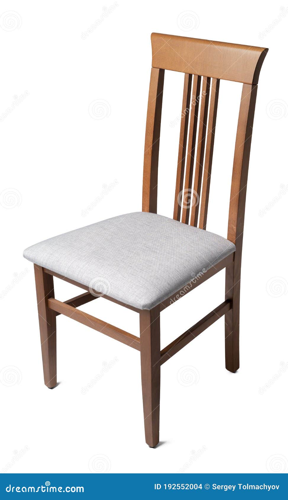 Elegant Comfortable Chair Isolated on White Background Stock Photo ...