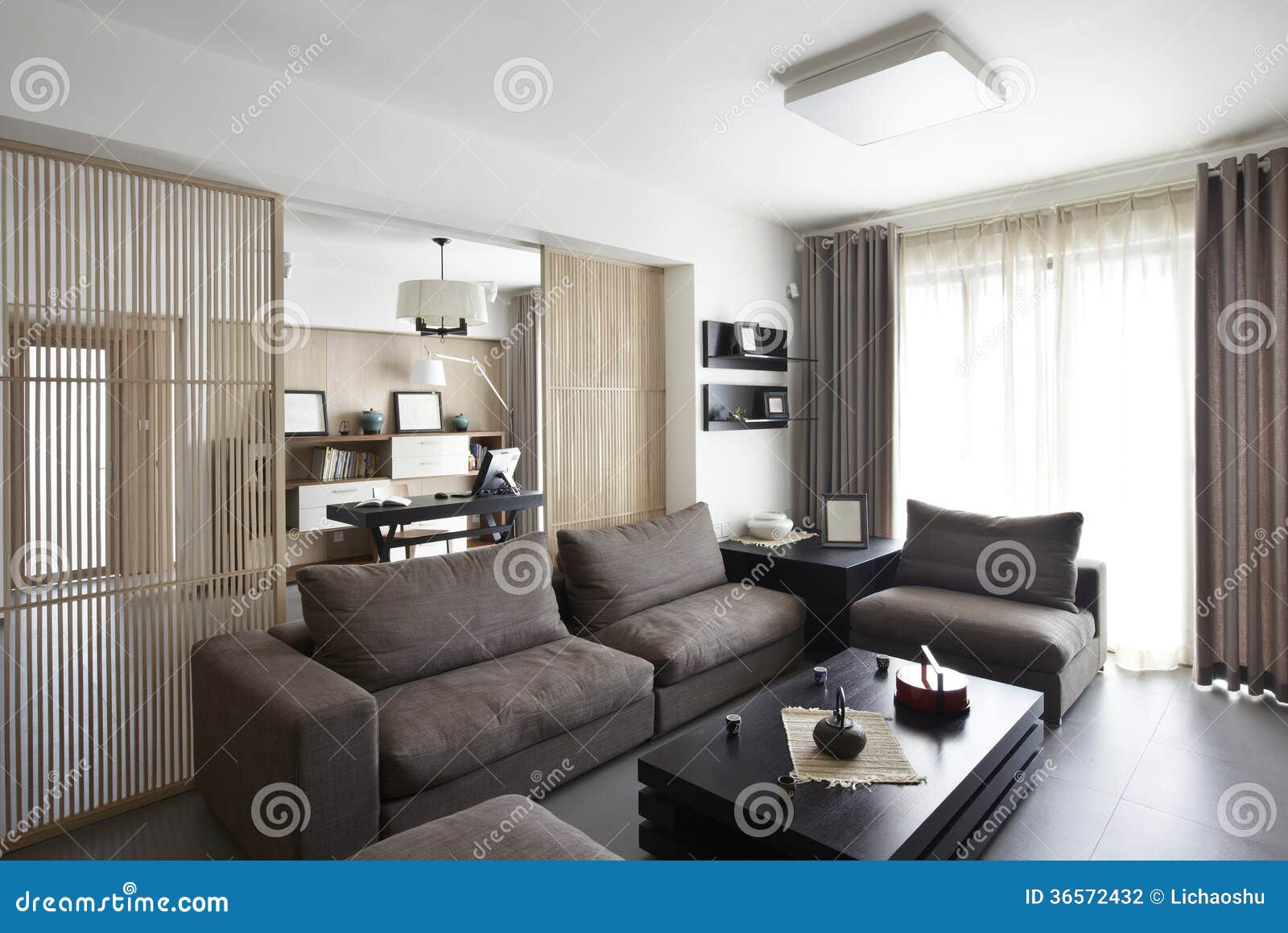 Elegant and Comfortable Home Interior Stock Photo - Image of humanity ...