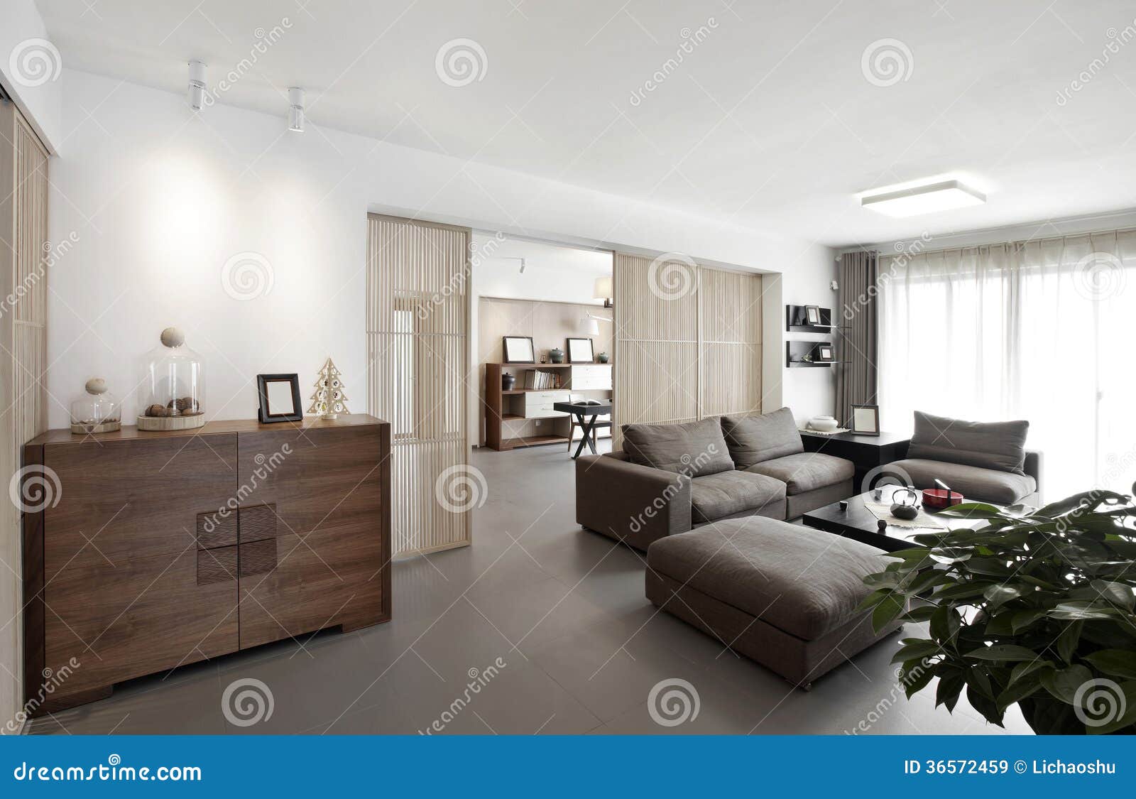 Elegant and Comfortable Home Interior Stock Image - Image of interior ...