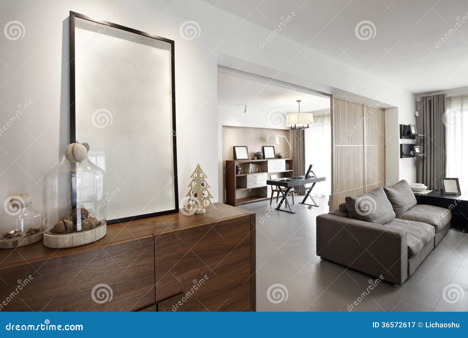 Elegant and Comfortable Home Interior Stock Image - Image of background ...