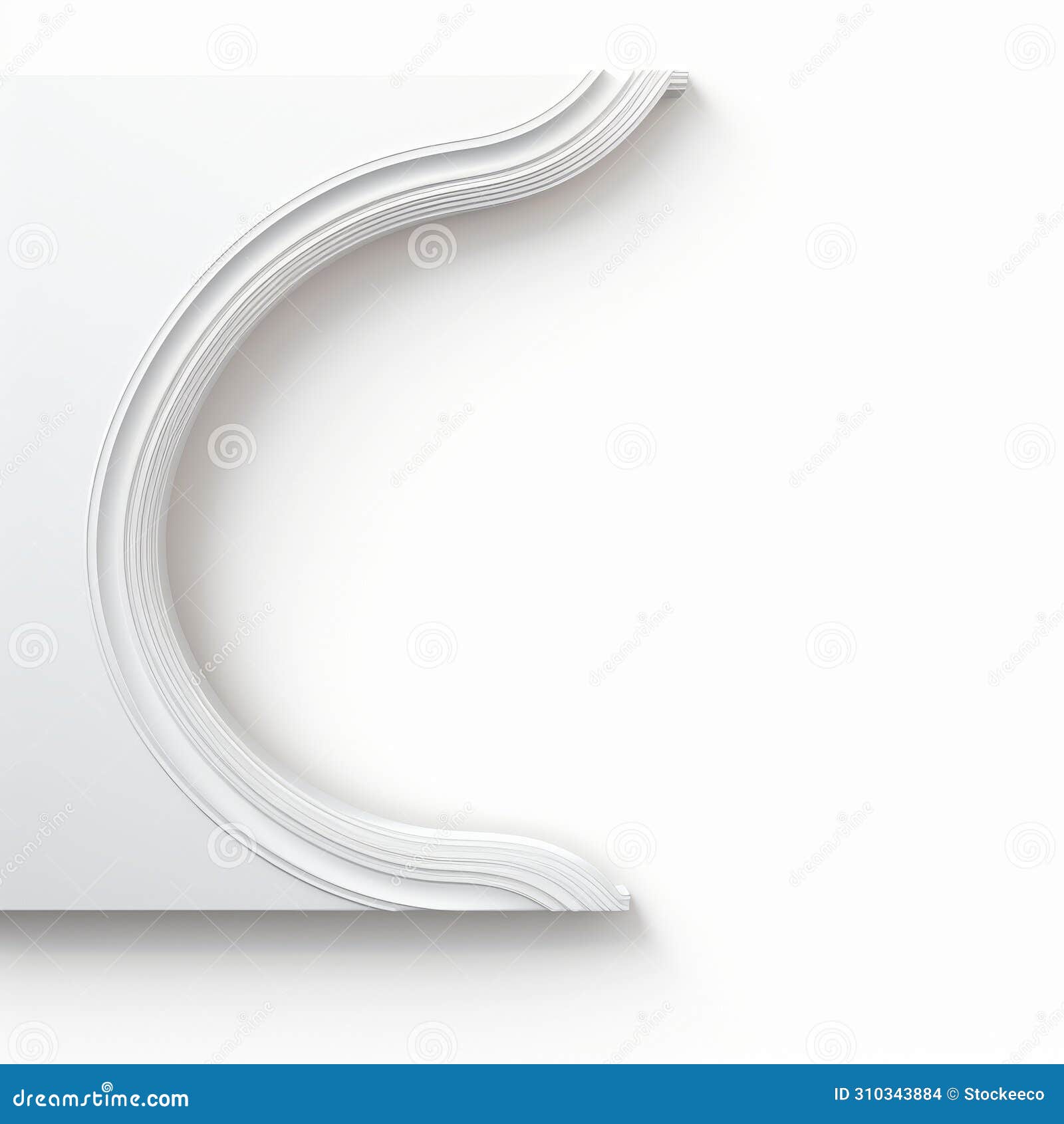 Elegant Corner Design Element on White Background Stock Illustration ...