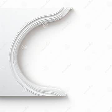 Elegant Corner Design Element on White Background Stock Illustration ...