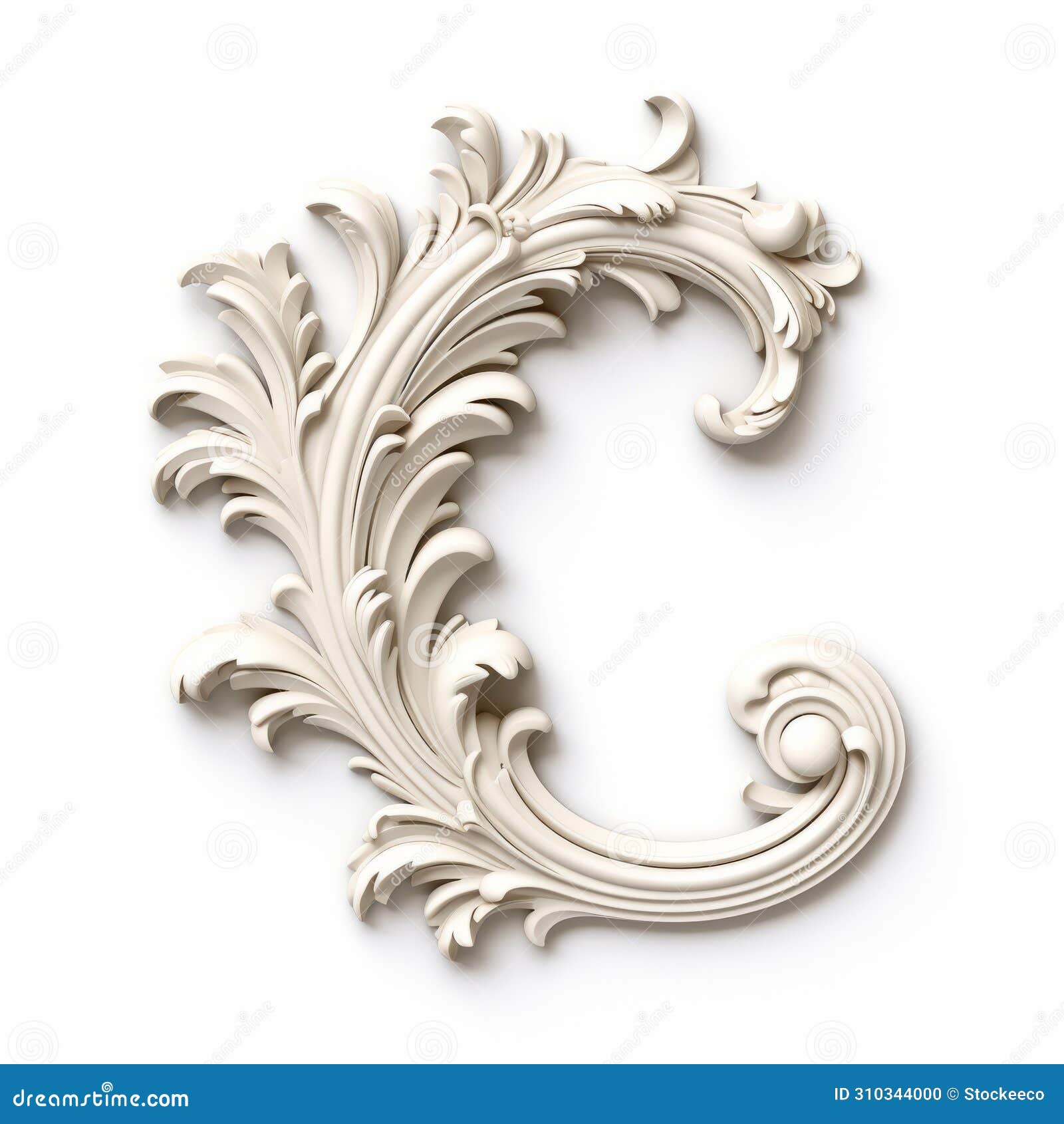 Elegant Corner Design Element on White Background Stock Illustration ...