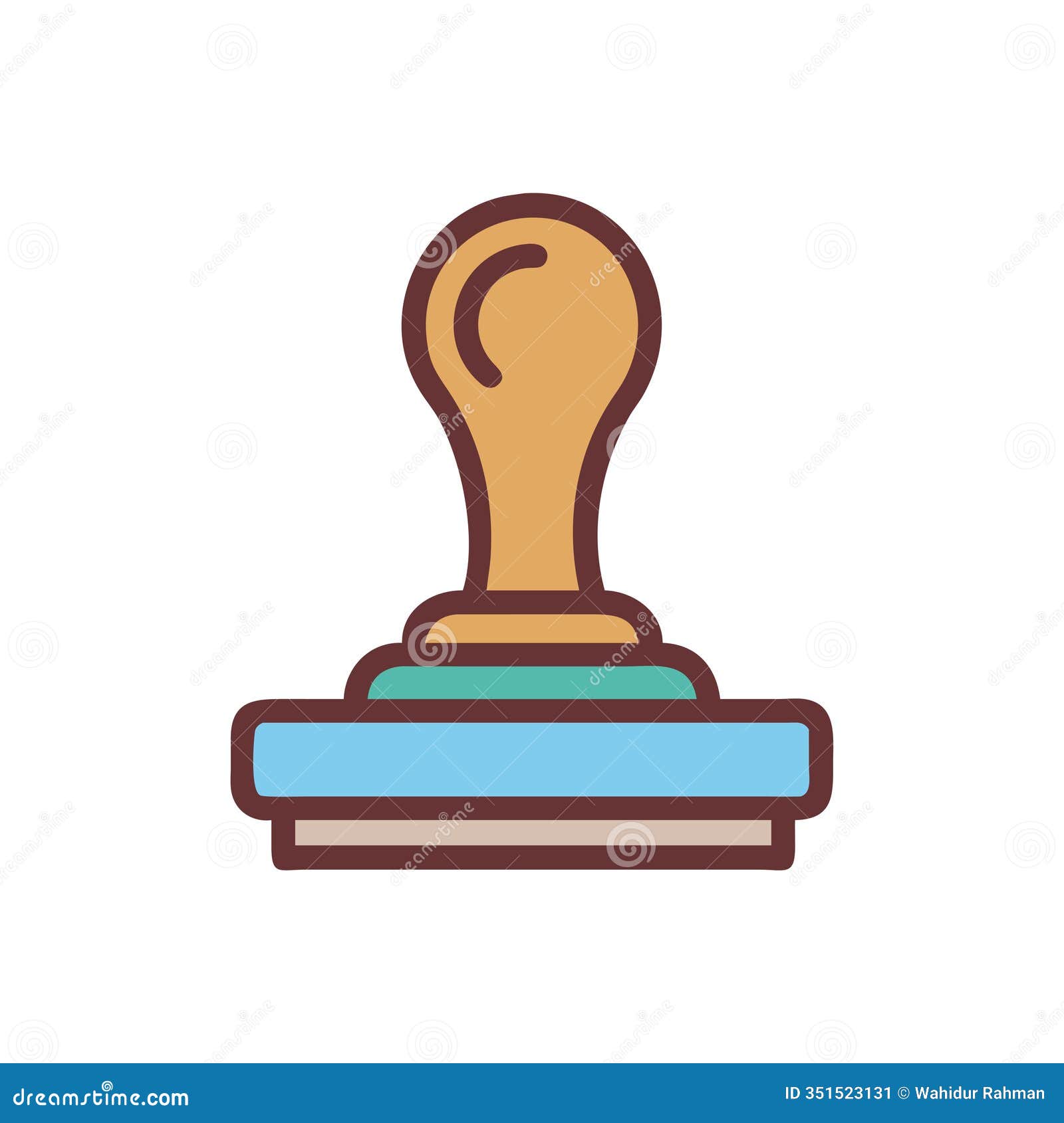 Elegant Corporate Stamp Key Graphic Stock Illustration - Illustration ...