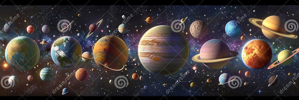 Elegant Cosmic Tapestry a Minimalistic Photorealistic Design of ...